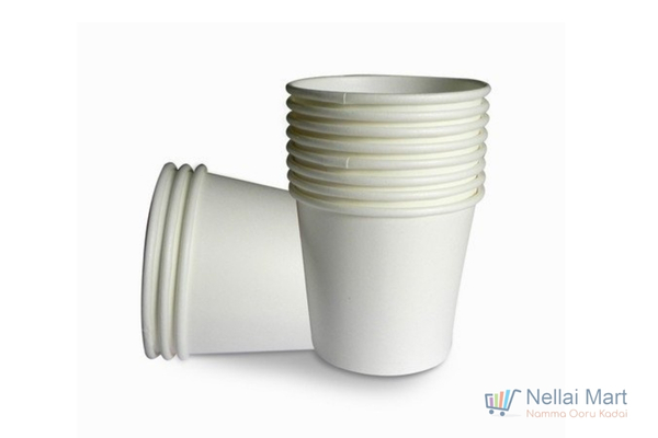 Disposable Paper Water Cup 250ml - Nellai Mart - Namma Ooru Kadai